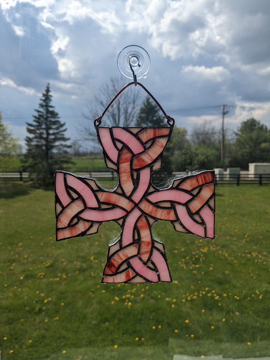 Stained Glass Celtic Cross - Etsy