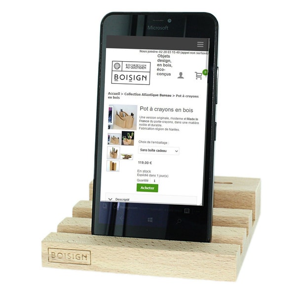 Support tablette bois - Etsy France