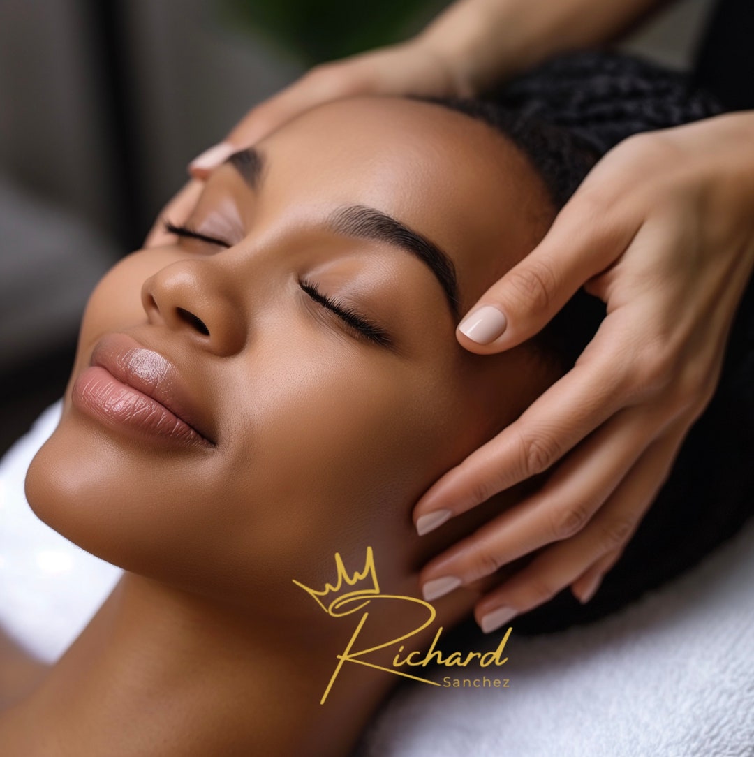 Skincare Model Stock Photos, Facial Website Models, Black Woman Stock ...