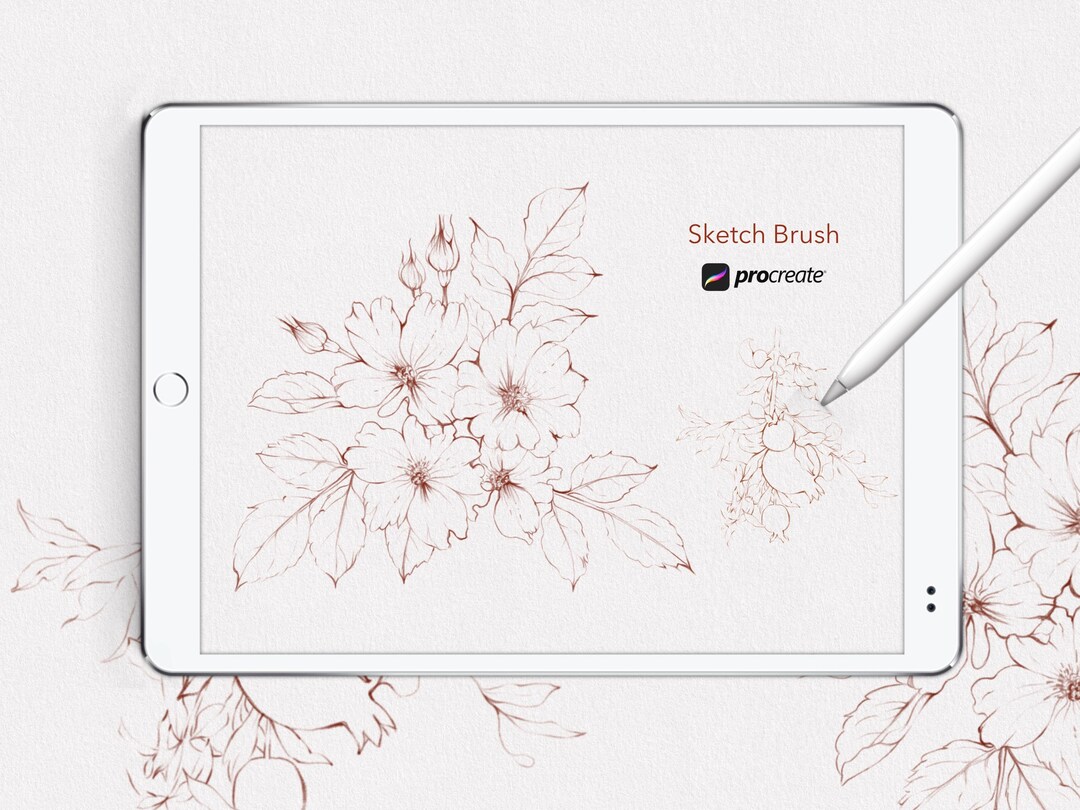 Procreate Brushes for Sketching, Procreate Brushes, Sketch Brush, Ink ...