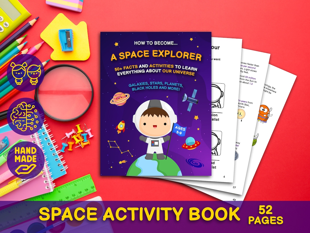 Space Activity Book for Kids, Busy Book Printable Space Busy Book ...