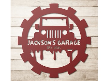 Jeep Metal Sign Art - Etsy