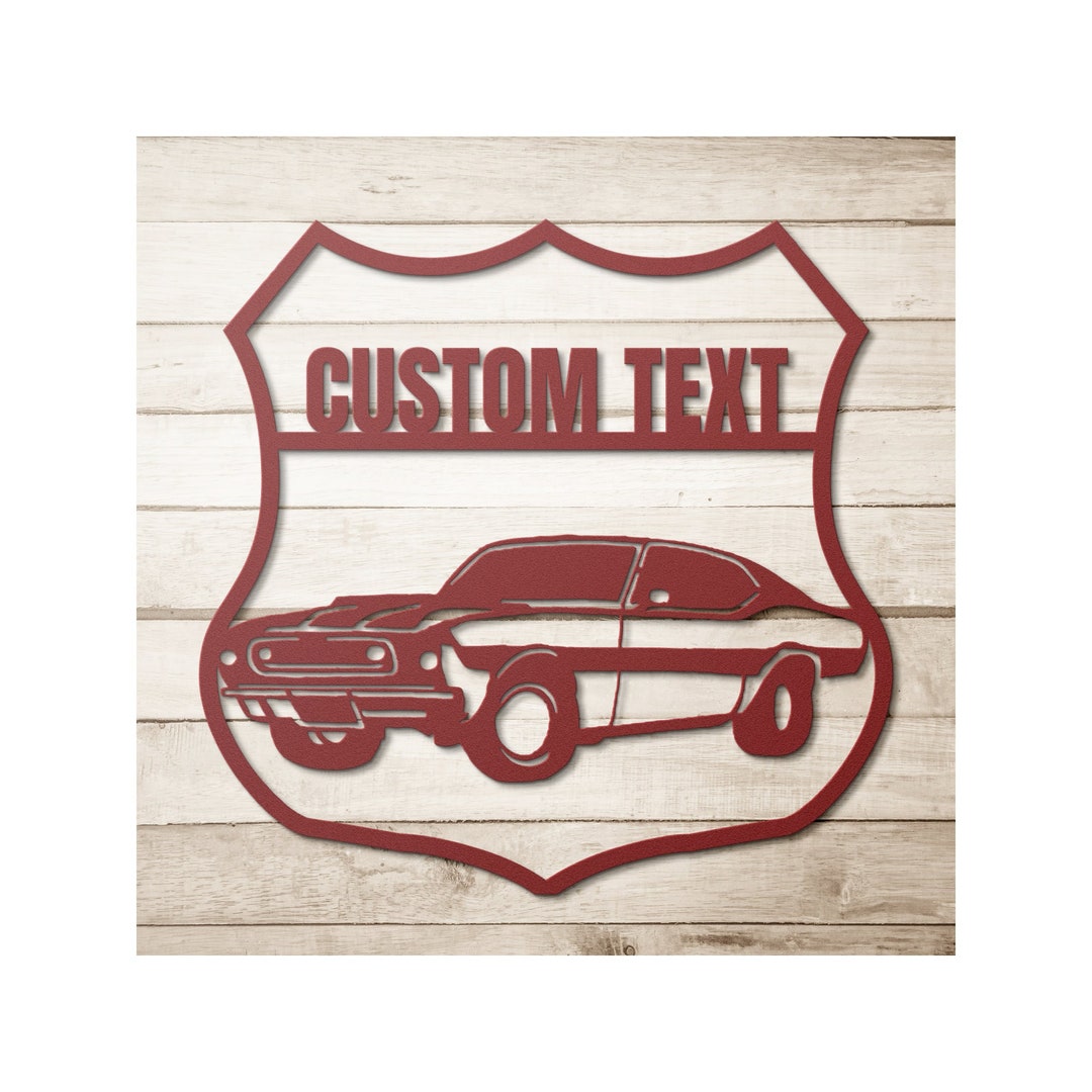 Personalized Ford Maverick Garage Metal Wall Art | Ford Maverick ...