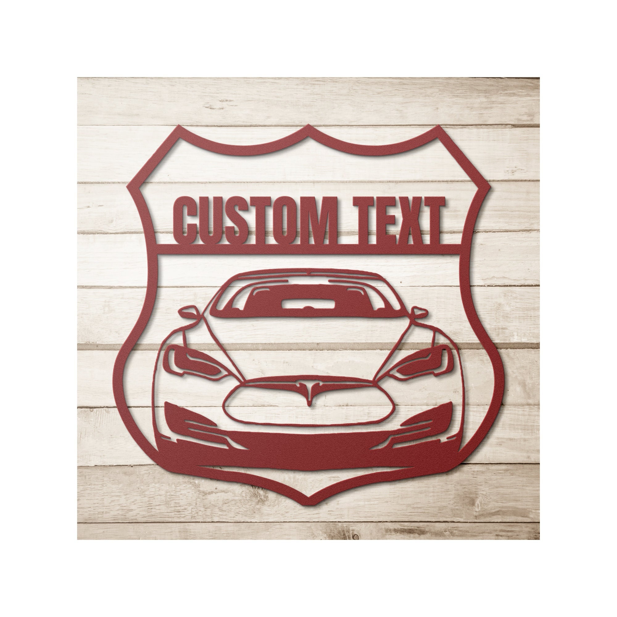 Tesla Personalized Garage Metal Wall Art Tesla Model S, Y, X, 3 Custom ...