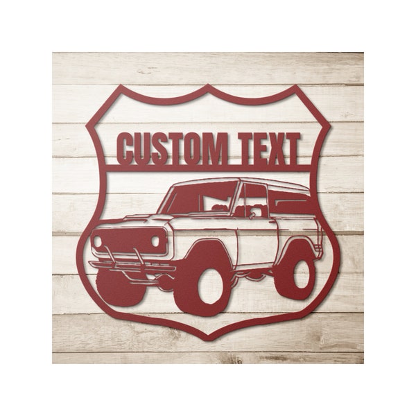 Ford Bronco Wall Decal - Etsy