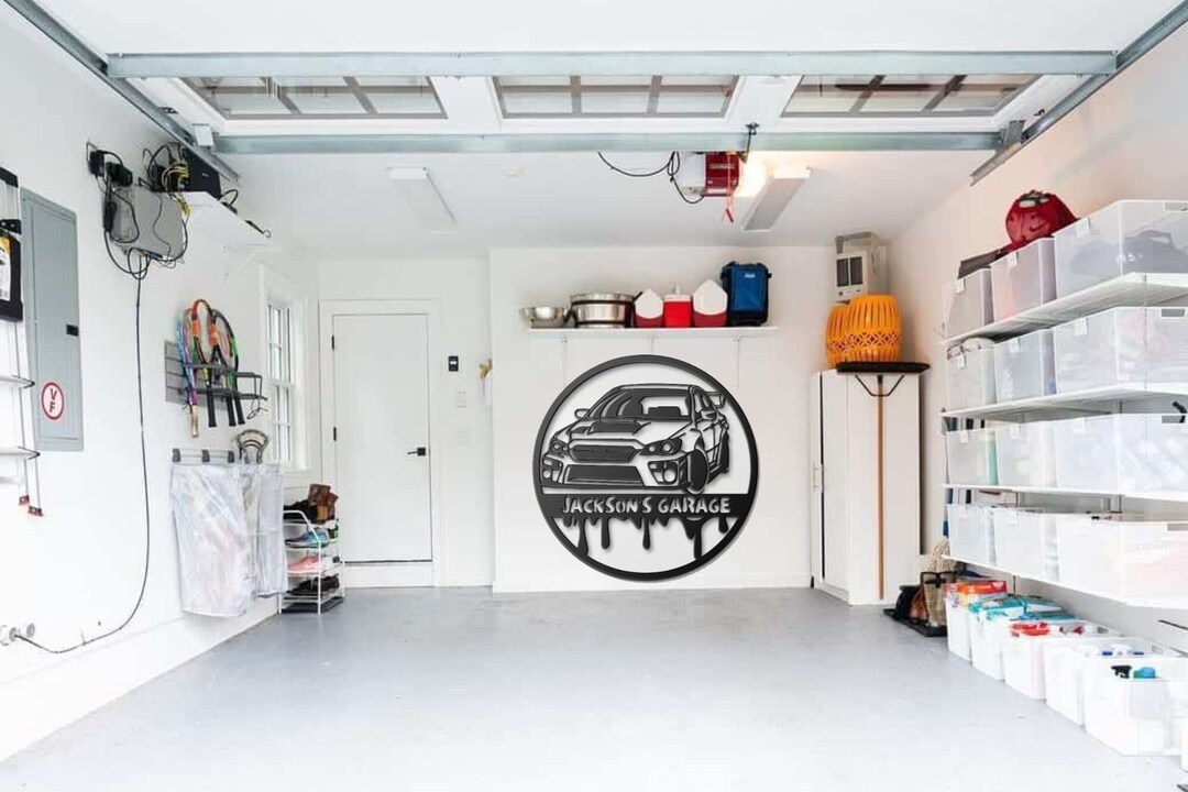 Subaru WRX Personalized Garage Metal Wall Art | Subaru WRX Custom Sign ...