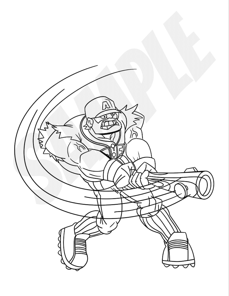 Digital Akedo Cartoon Coloring Book | 30 Pages! | Fan Made - Etsy