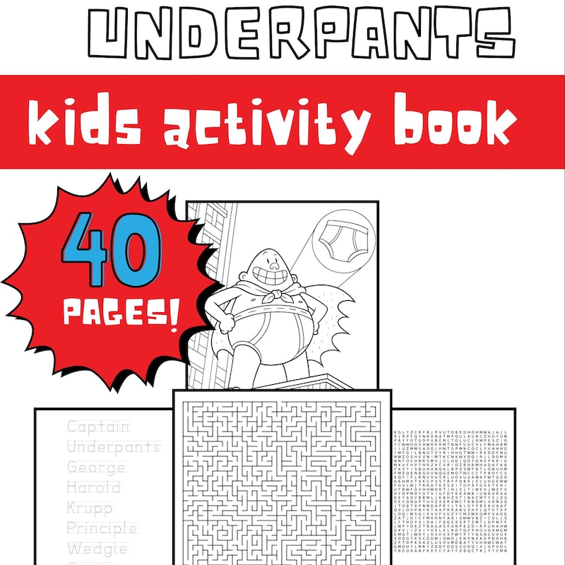 Captain Underpants - Etsy