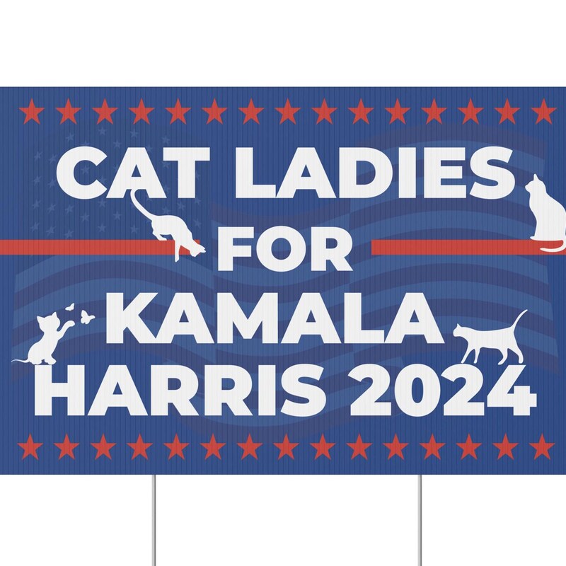 Cats for Trump Sign - Etsy