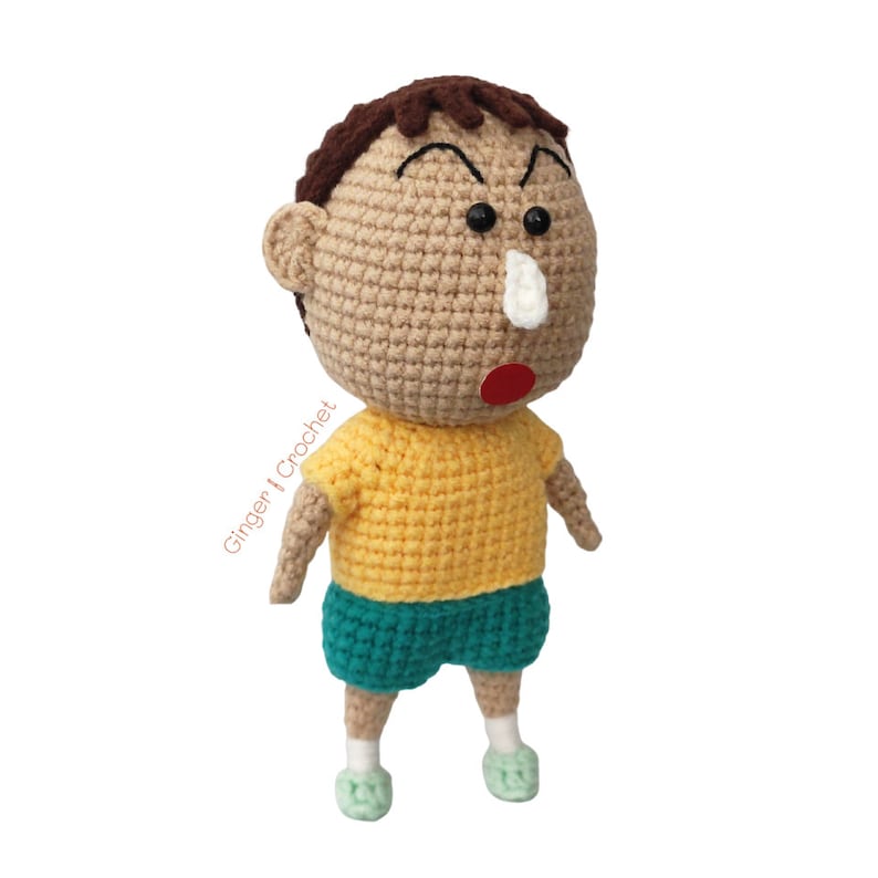 DIGITAL Crayon Shin Chan Bo Suzuki Crochet Pattern - Etsy