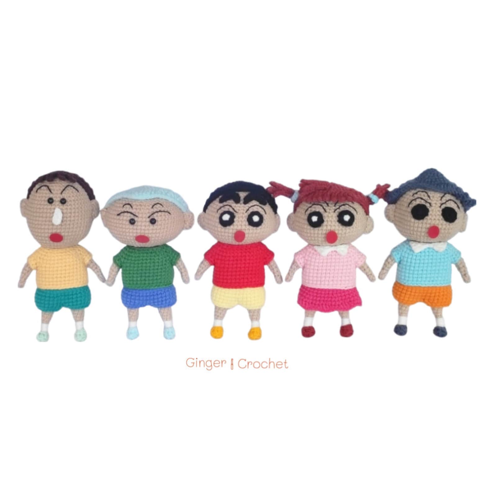 DIGITAL Crayon Shin Chan Crochet Pattern (combined) - Etsy