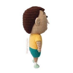 DIGITAL Crayon Shin Chan Bo Suzuki Crochet Pattern - Etsy