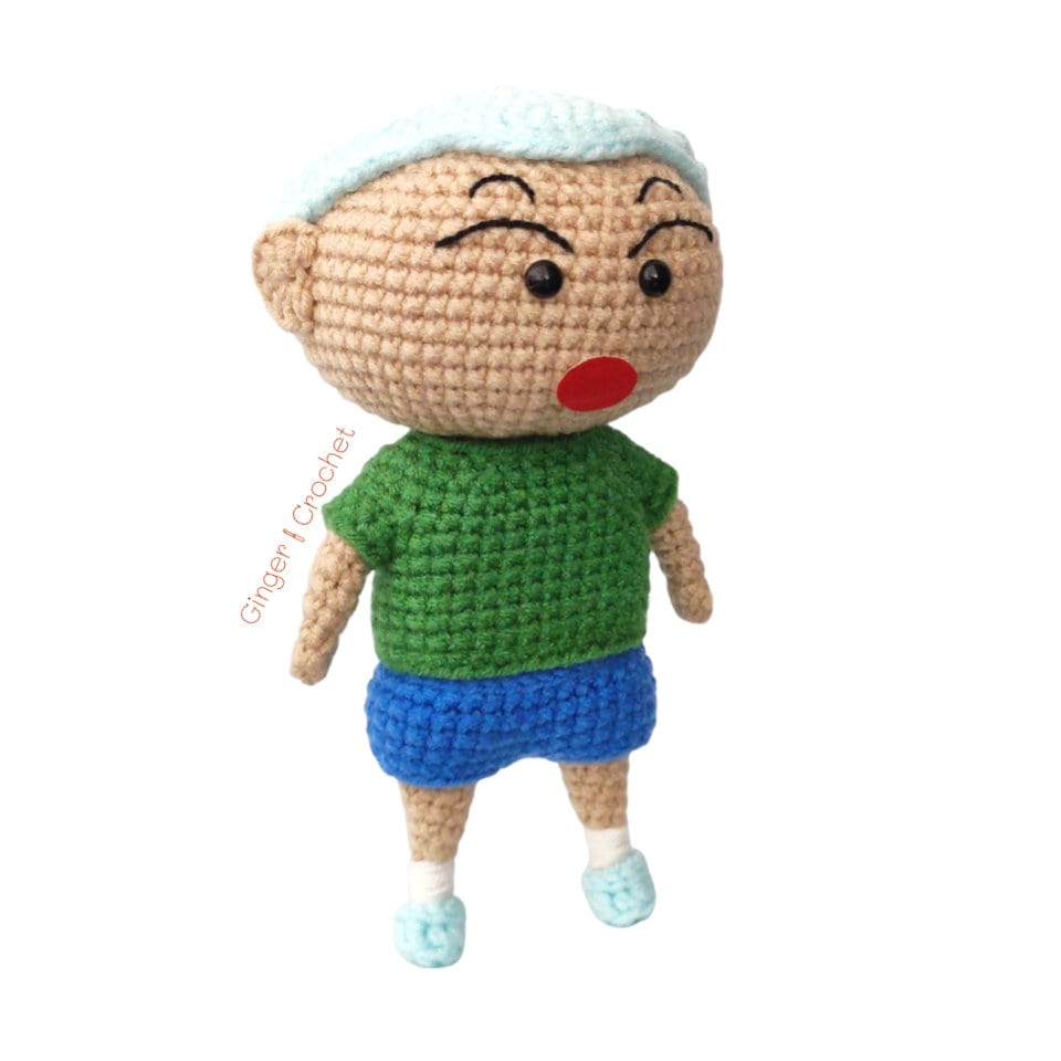 DIGITAL Crayon Shin Chan Masao Sato Crochet Pattern - Etsy