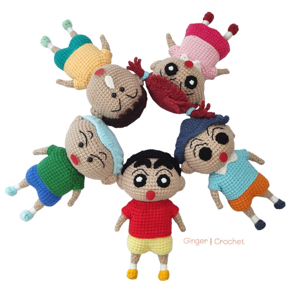 DIGITAL Crayon Shin Chan Crochet Pattern (combined) - Etsy