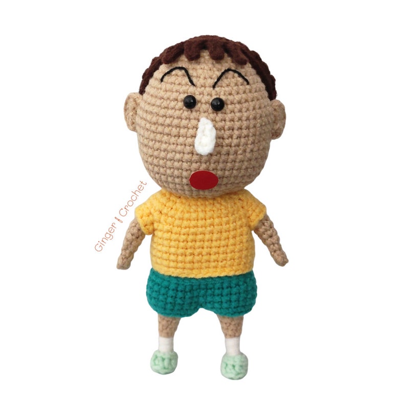 DIGITAL Crayon Shin Chan Bo Suzuki Crochet Pattern - Etsy