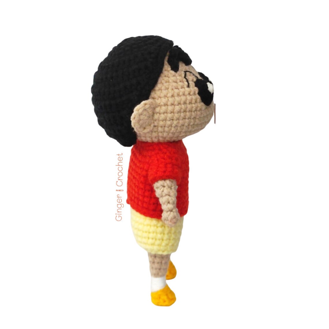 DIGITAL Crayon Shin Chan Shinnosuke Nohara Crochet Pattern - Etsy