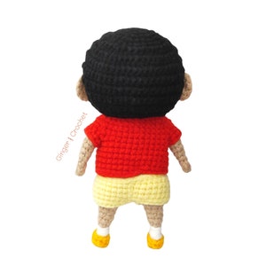 DIGITAL Crayon Shin Chan Shinnosuke Nohara Crochet Pattern - Etsy