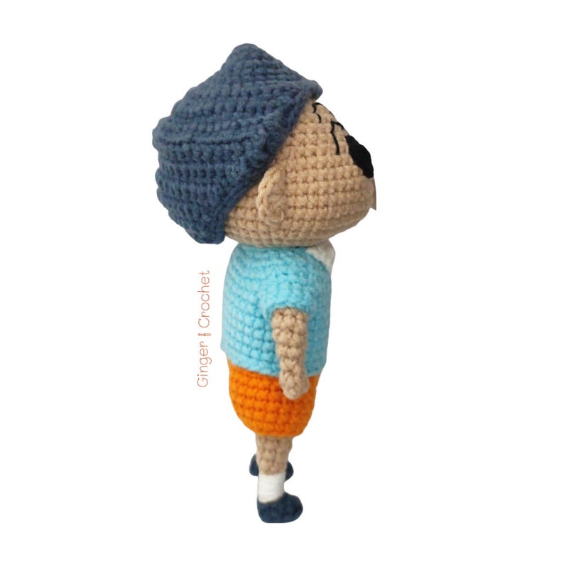 DIGITAL Crayon Shin Chan Toru Kazama Crochet Pattern - Etsy