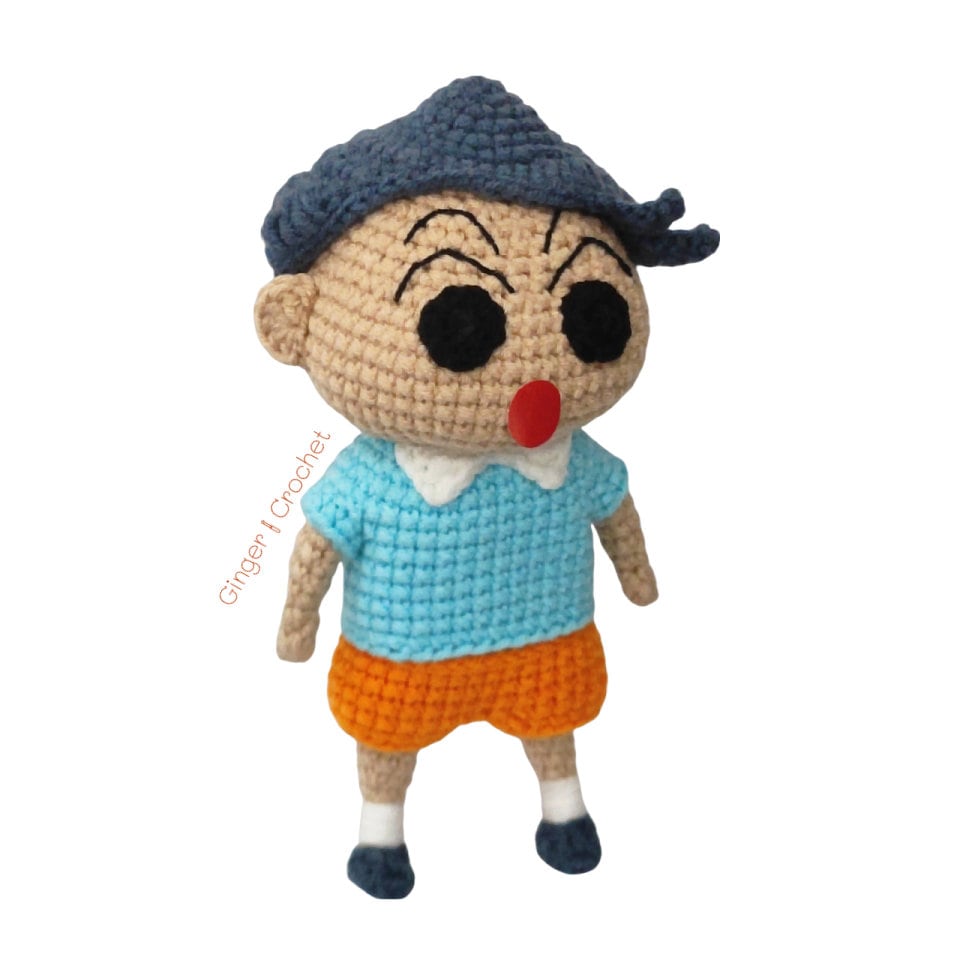 DIGITAL Crayon Shin Chan Toru Kazama Crochet Pattern - Etsy