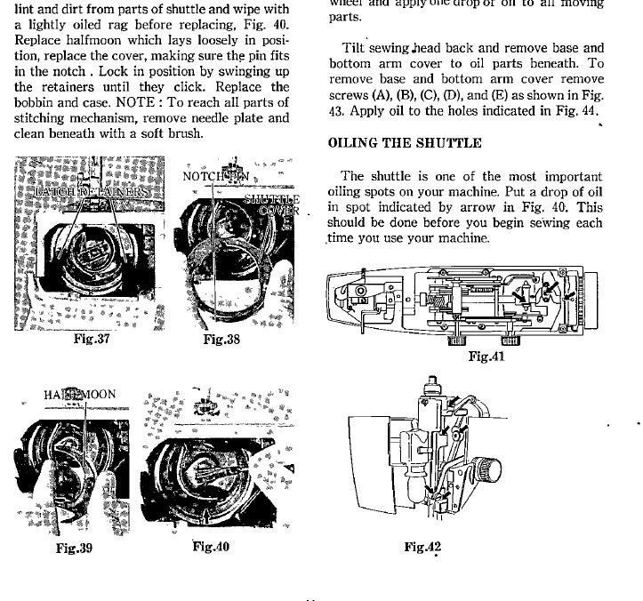 Montgomery Ward Open Arm Sewing Machine Guide User Manual MODEL UHT ...