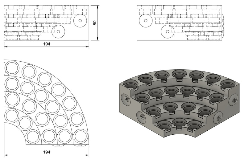 Miniature Paints Modular Magnetic Paint Station 3D Model STL - Etsy ...