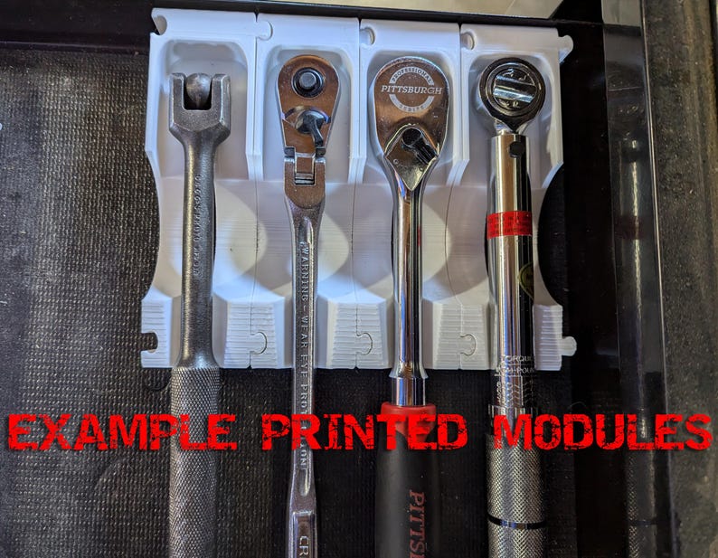 Modular Magnetic Universal Ratchet Tray 3D Model STL - Etsy