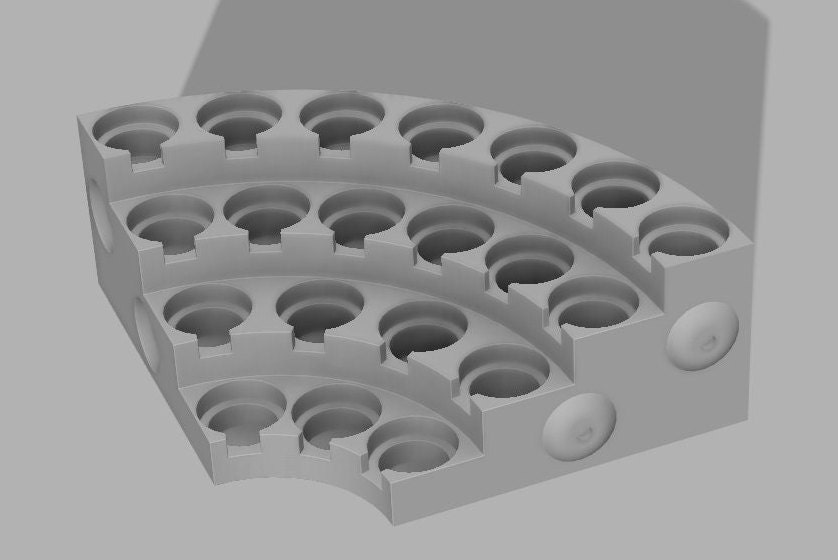 Miniature Paints Modular Magnetic Paint Station 3D Model STL - Etsy