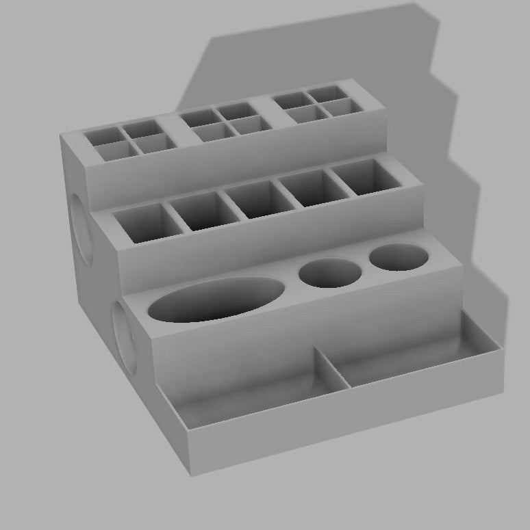 Miniature Paints Modular Magnetic Paint Station 3D Model STL - Etsy