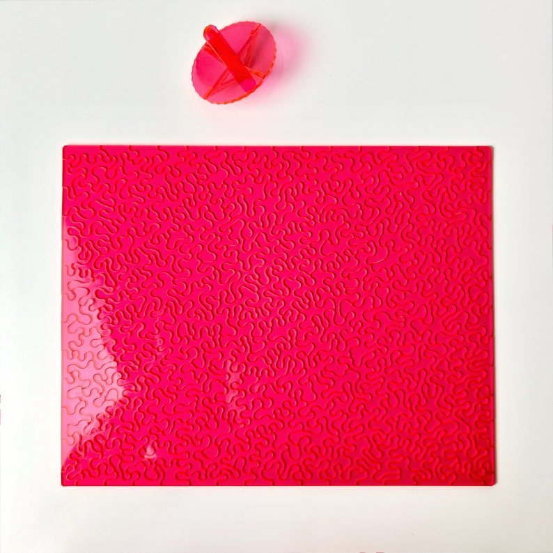 Impossible Magma Puzzle Unique Jigsaw Puzzle Red Transparent Acrylic ...