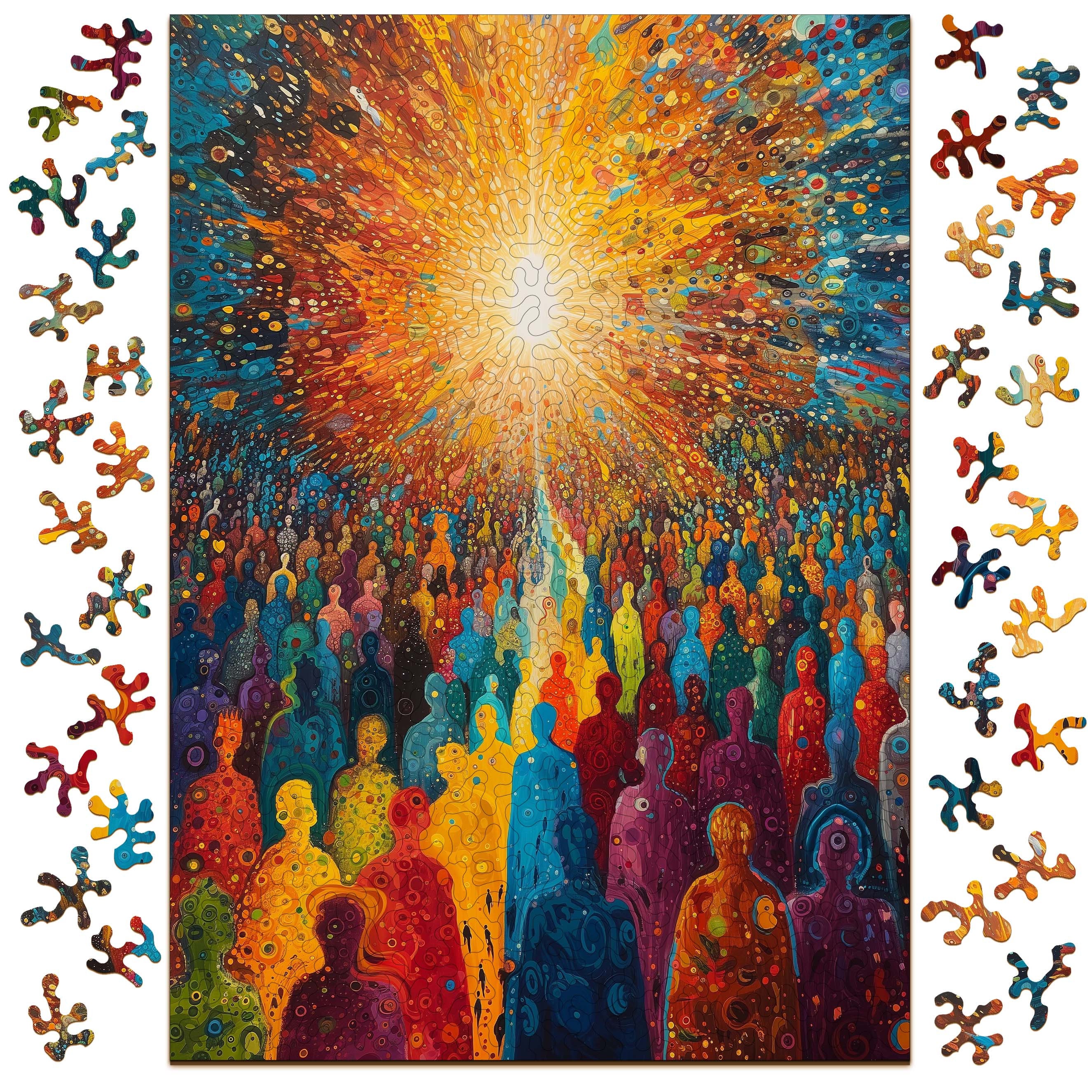 Wooden Jigsaw Puzzle Journey to Eternity Gemturt Unique Cut Puzzle 400 ...