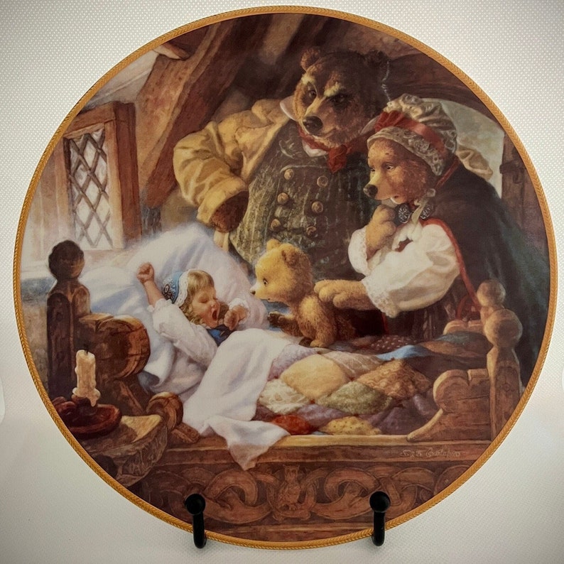 Goldilocks & the Three Bears Classic Fairytales by Knowles Collector ...