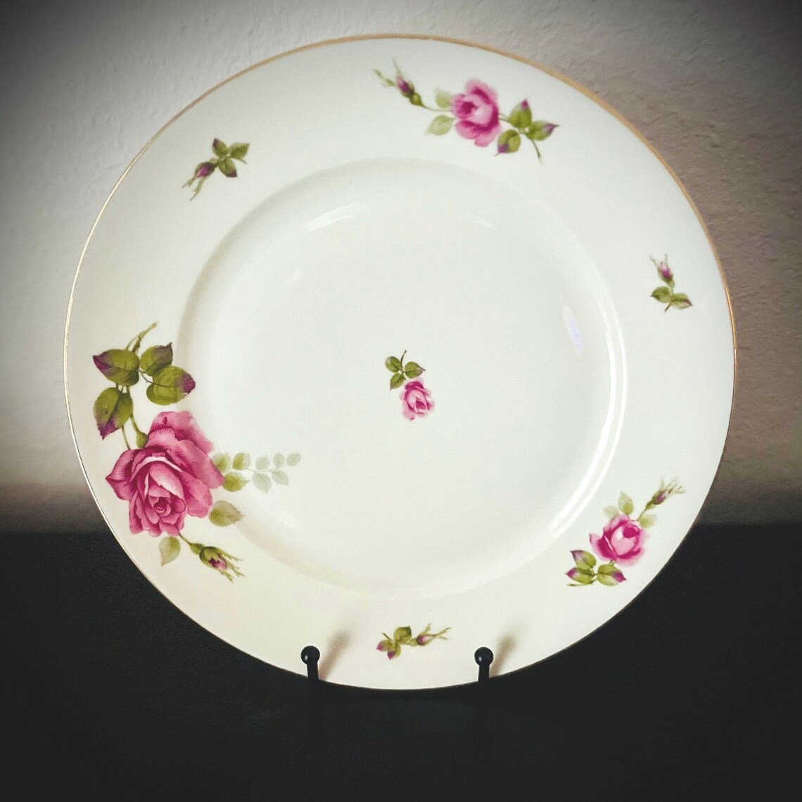 Rosenthal Selb-plossberg Germany - Aida Cream, Roses 2825 - 10" Dinner ...