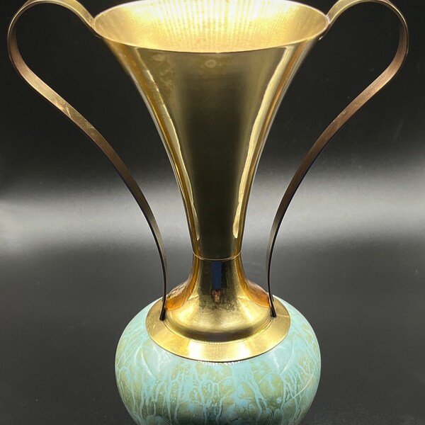 Painted Brass Delft - Etsy
