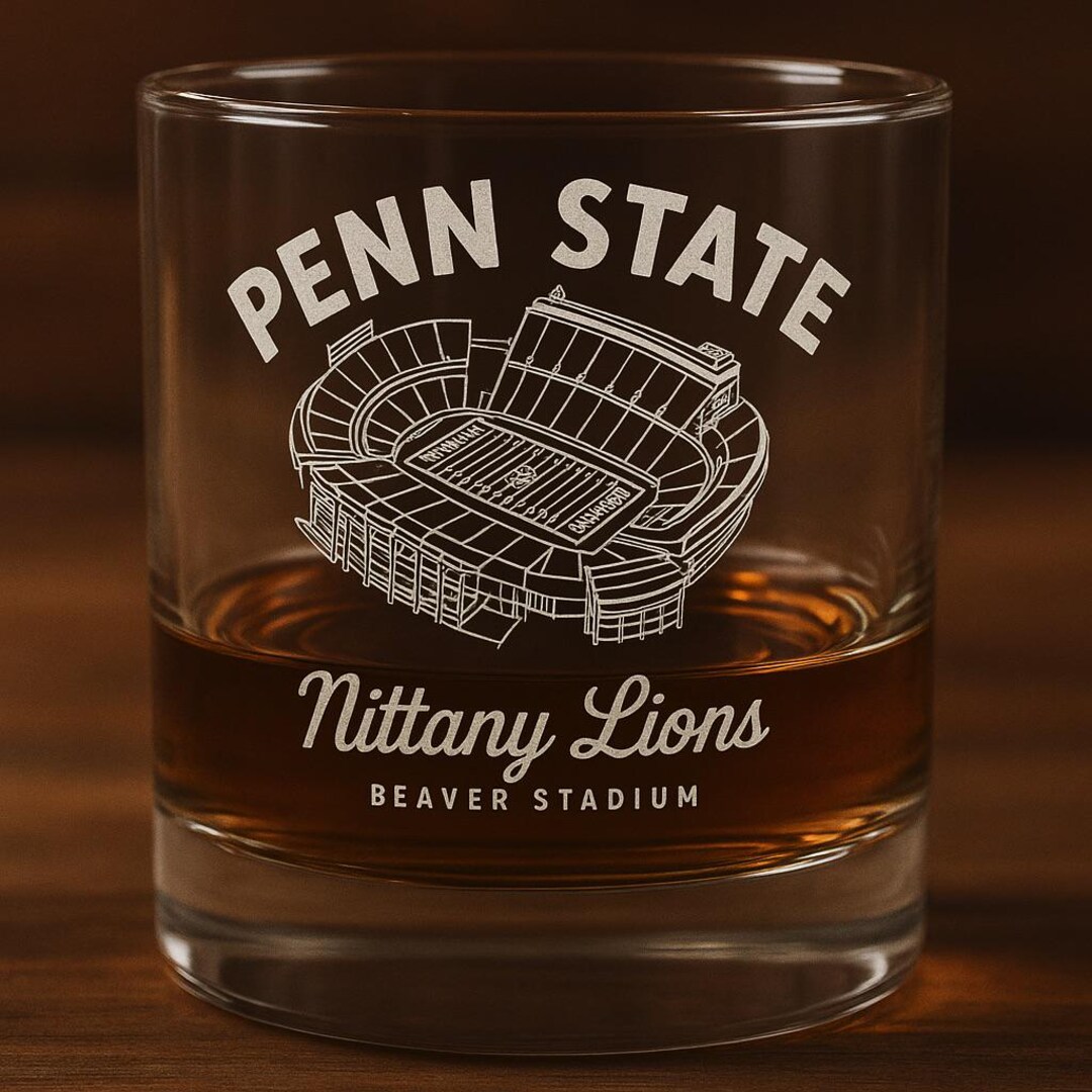 Penn State Whiskey Glasses - Set of 2 - Etsy