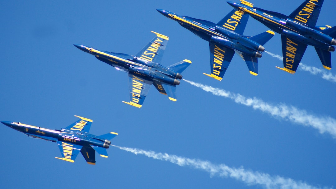 Blue Angels F-18 Formation 20"x40" Thin Canvas Print - Etsy