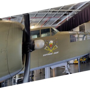 B25-B Doolittle Raider "ruptured Duck" 24"x36" Thin Framed Canvas Print ...