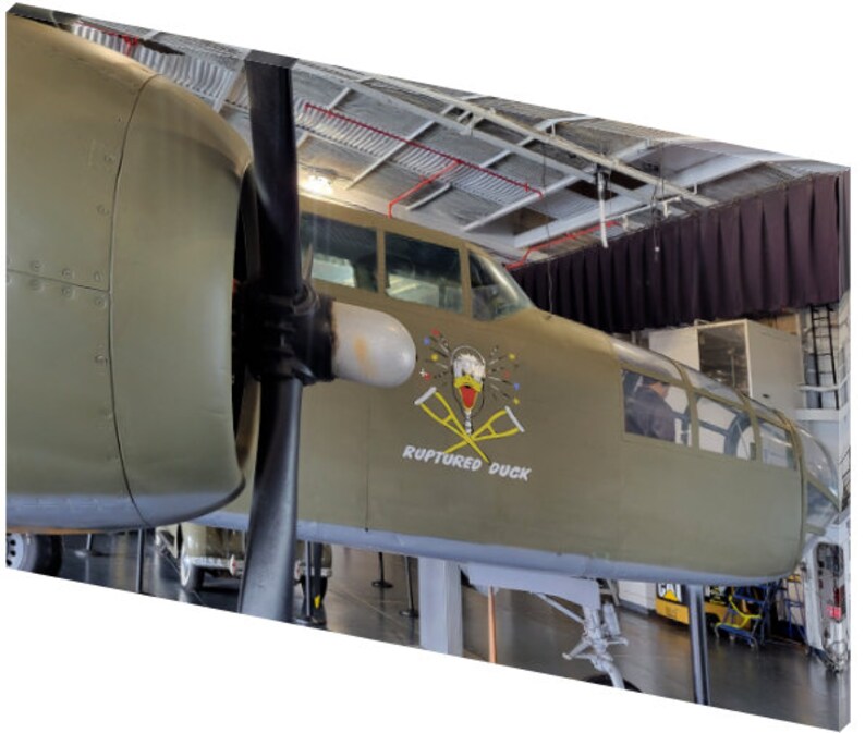 B25-B Doolittle Raider ruptured Duck 24x36 Thin Framed Canvas Print - Etsy