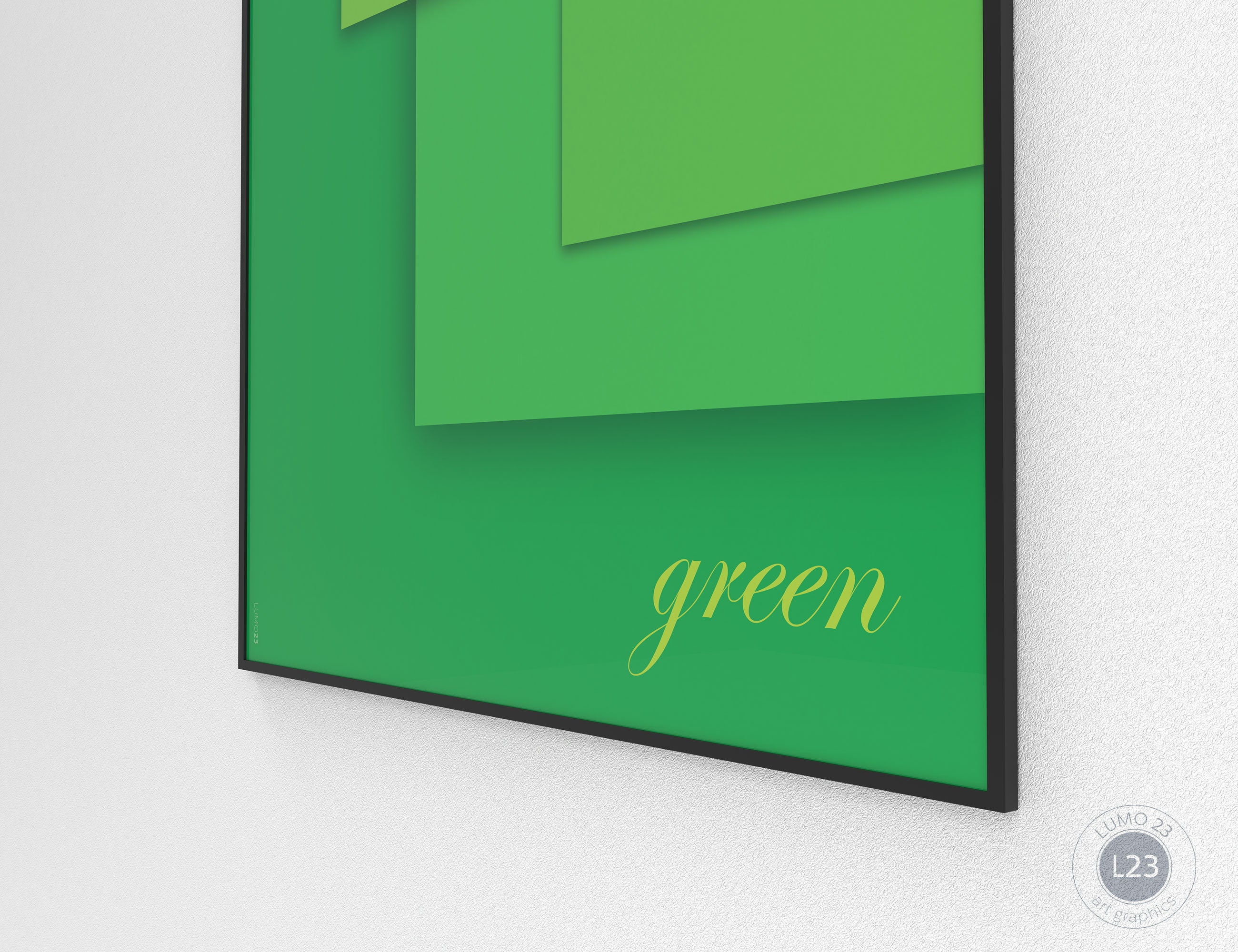Green Color Poster Graphic Design Print Digital Printable Poster Green ...