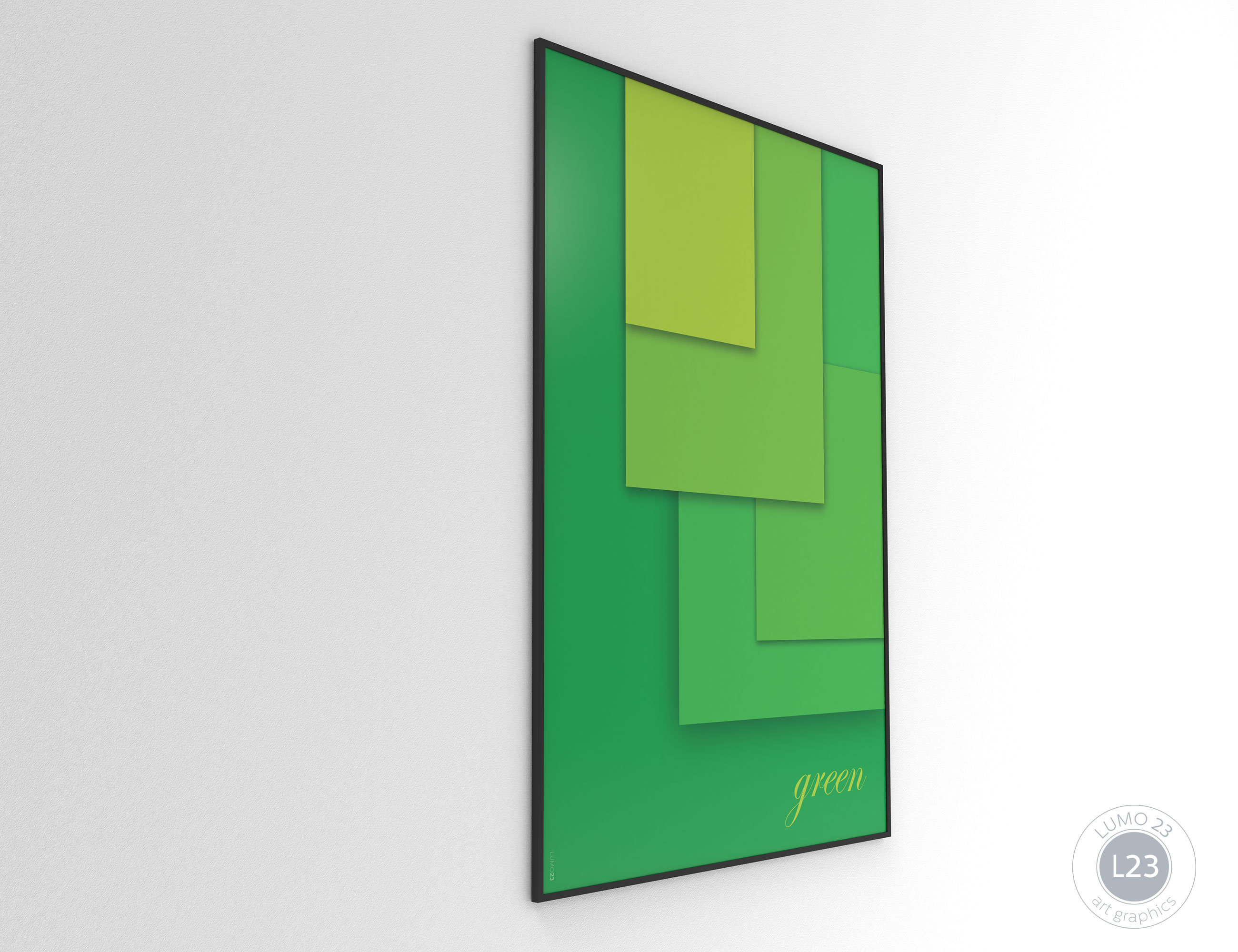 Green Color Poster Graphic Design Print Digital Printable Poster Green ...