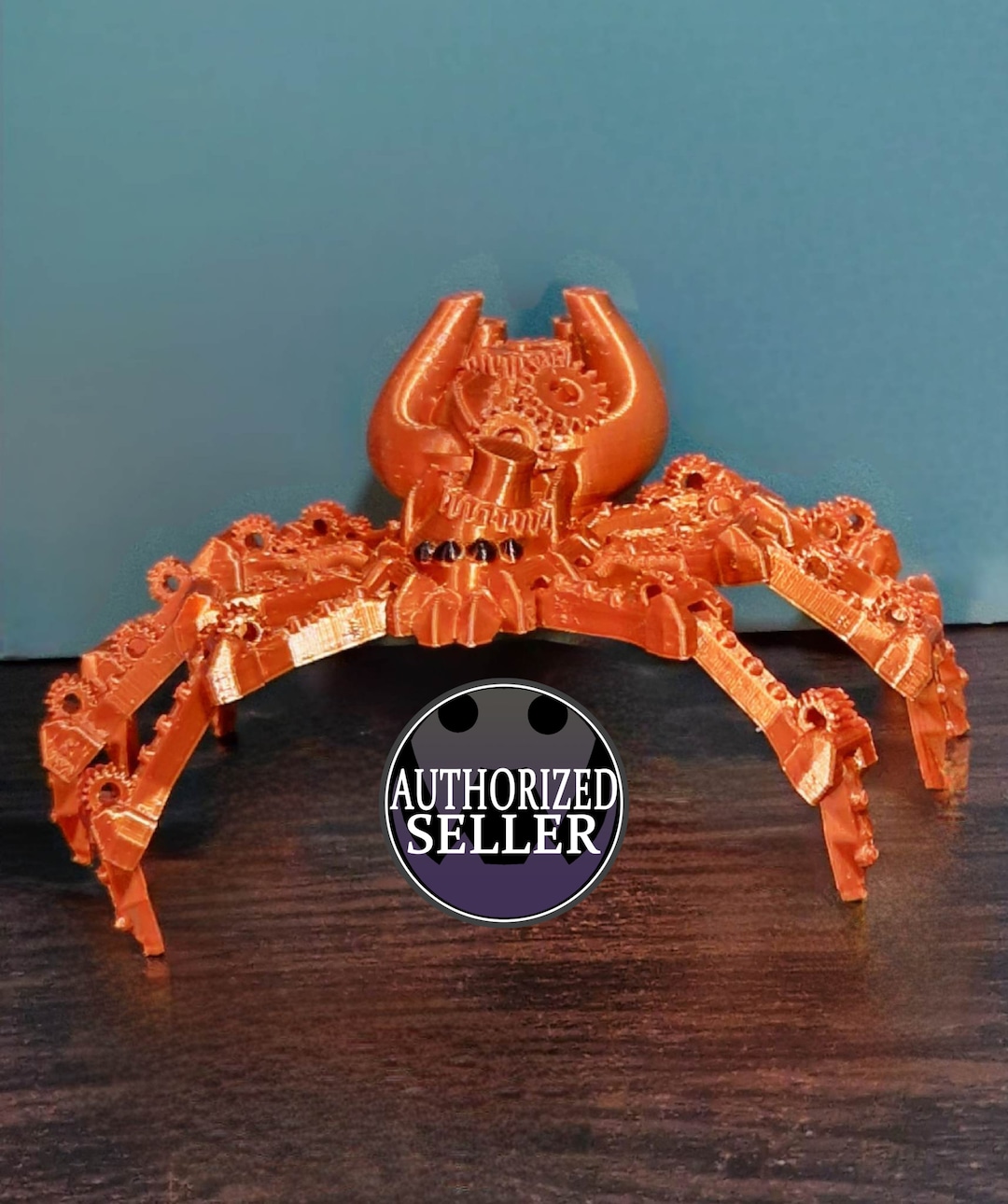 3D Printed STEAMPUNK SPIDER Fully Articulated / Moverble - Etsy