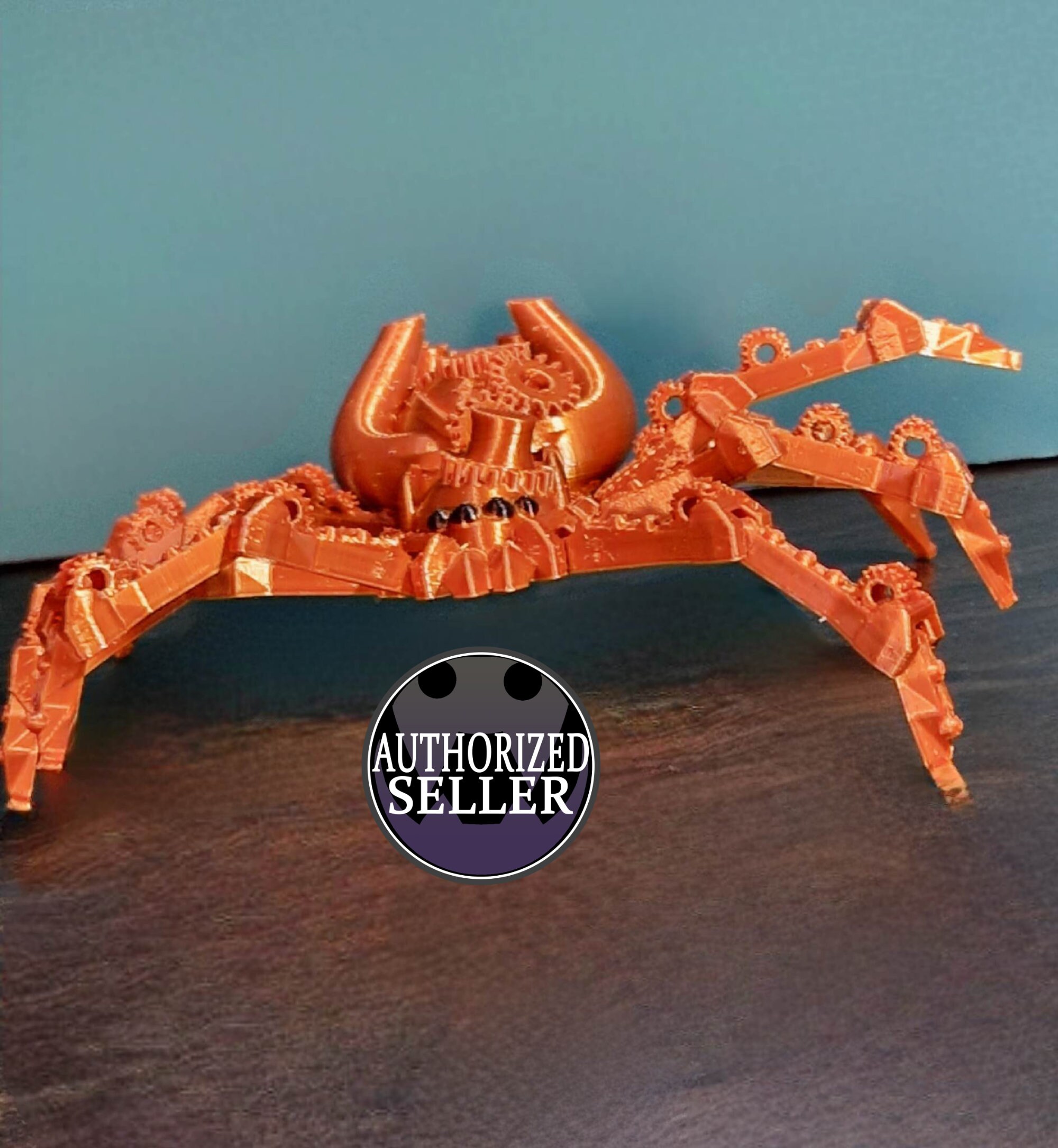 3D Printed STEAMPUNK SPIDER Fully Articulated / Moverble - Etsy