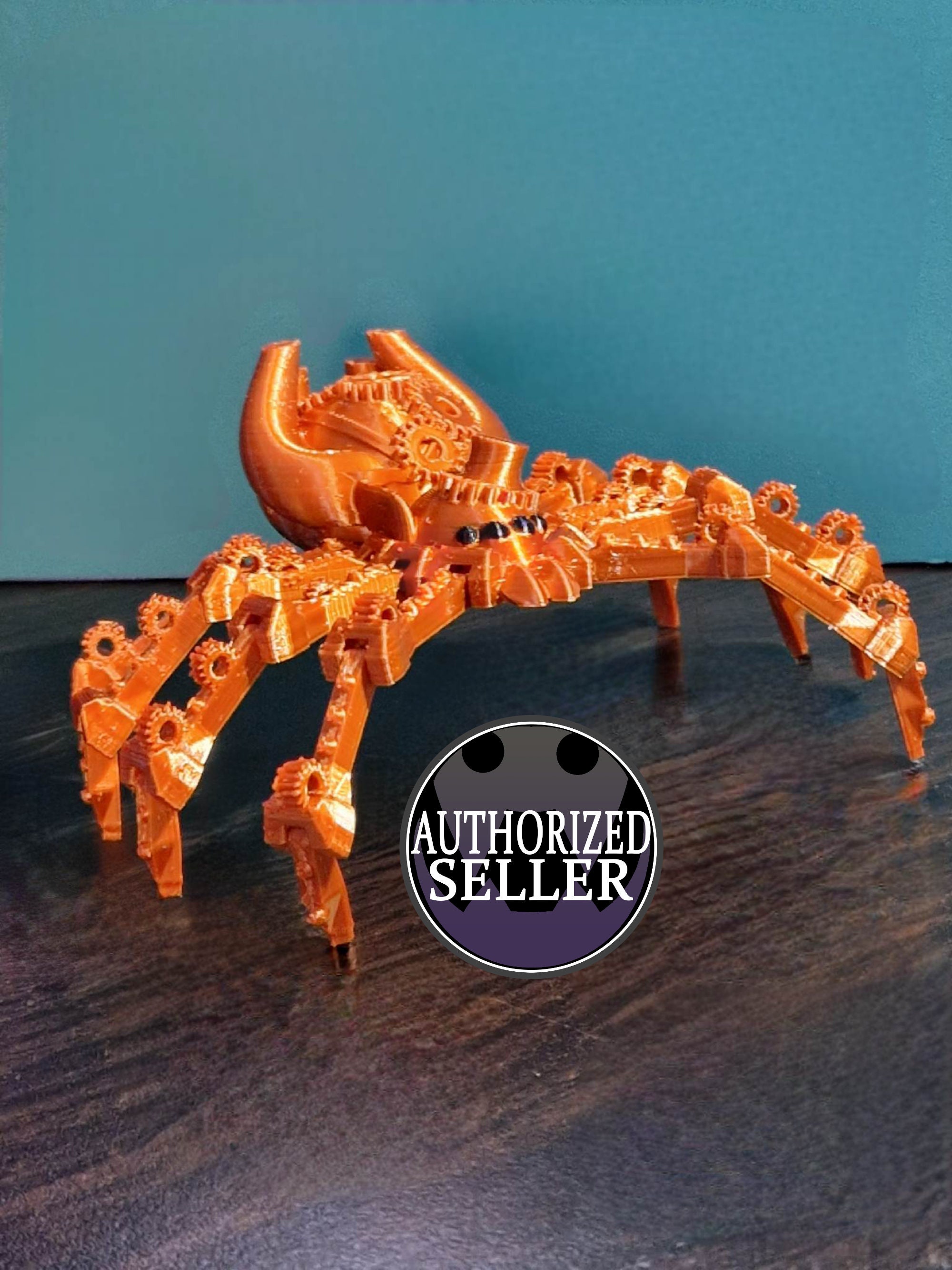 3D Printed STEAMPUNK SPIDER Fully Articulated / Moverble - Etsy