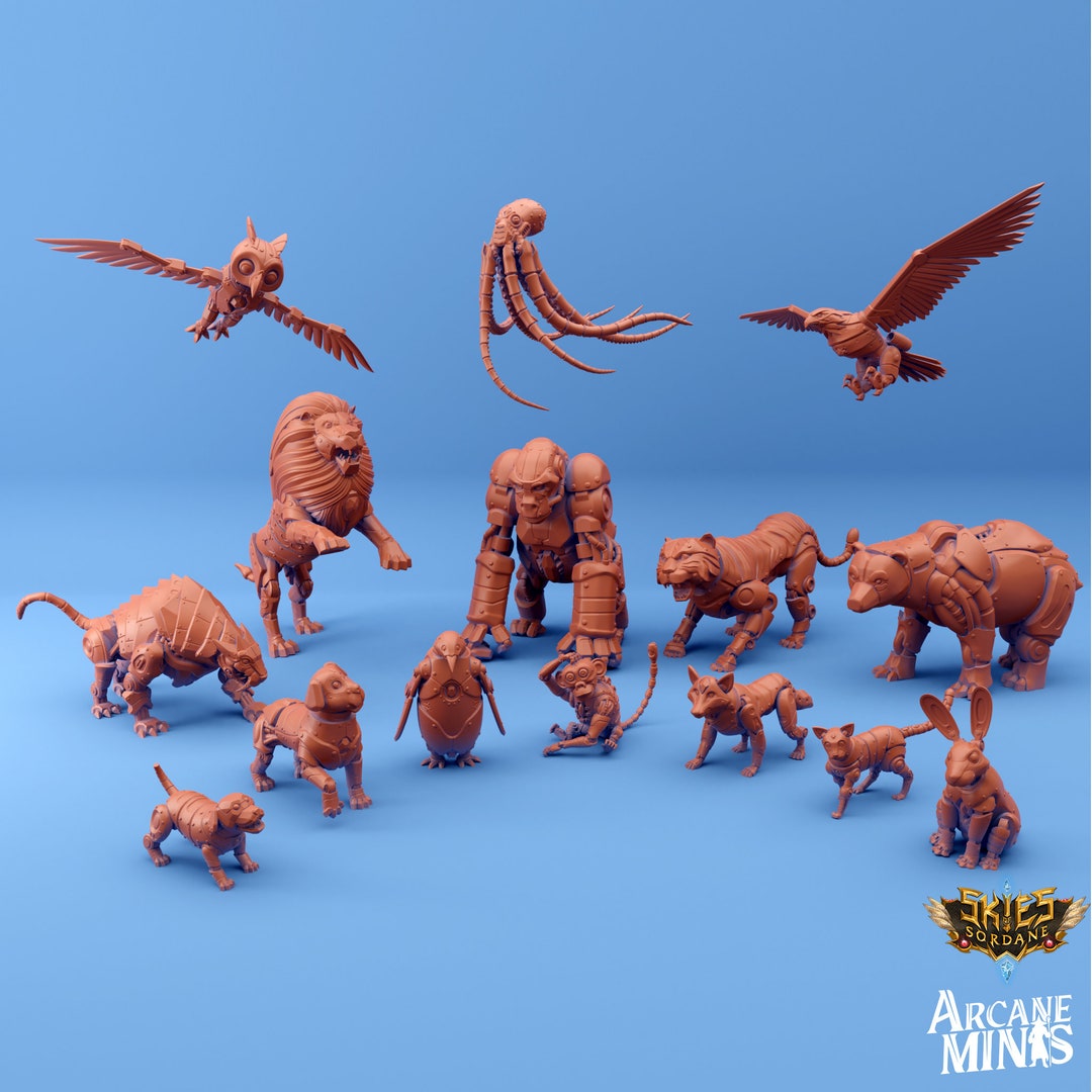 Mech Animals Pack 3 and Full Set - Etsy