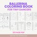 Ballerina Coloring Book for Kids: 20 Magical Dance Pages (PDF Download ...