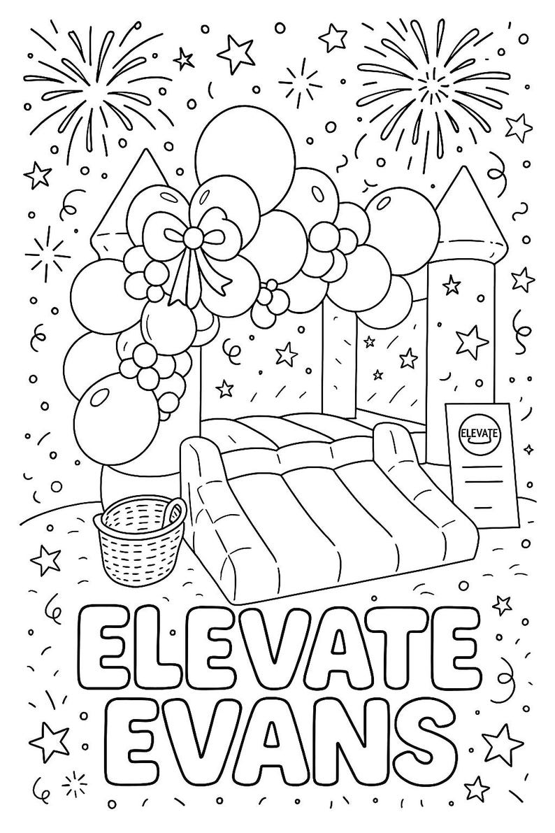 Custom Business Coloring Page – Personalized Client Gift | Add Logo ...