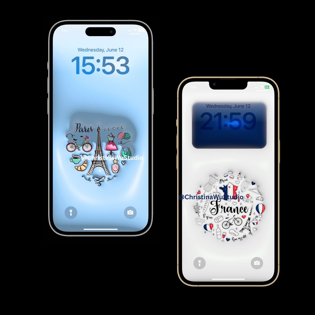 PARIS Digital Download 3D Mobile Phone Wallpaper High Resolution ...