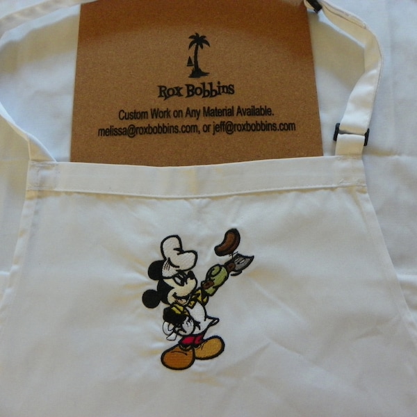 Mickey Mouse Chef Apron - Etsy