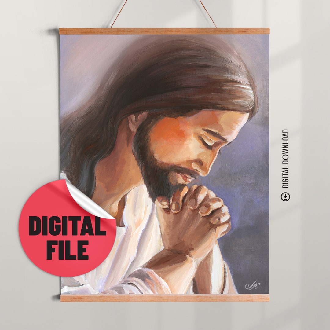 Jesus Christ Digital File From My Painting Original Picture - Etsy
