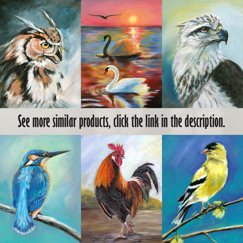 Realistic Rooster Acrylic Painting on Canvas Original Rooster Wall ...