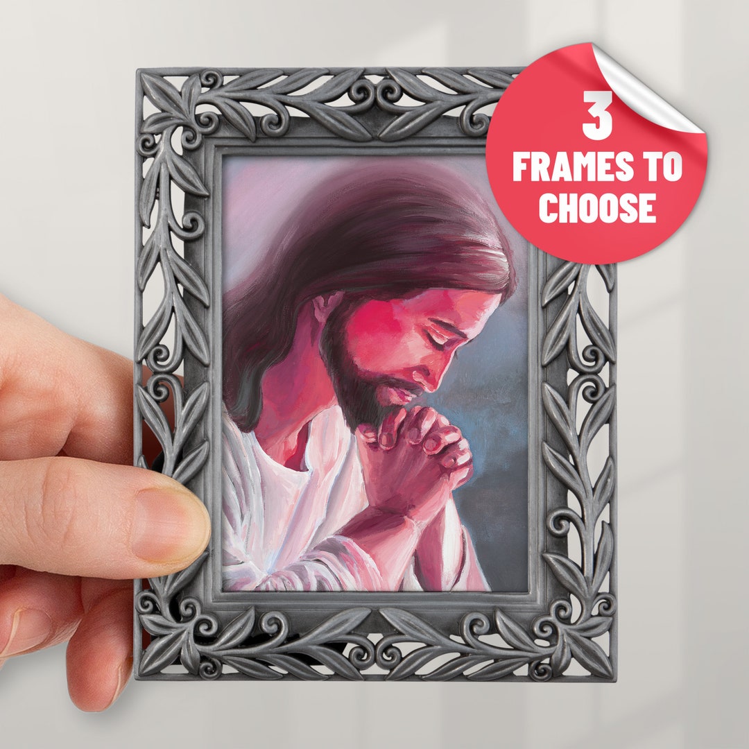 Colorful Jesus Christ Picture With Frame Art Jesus Room Decor From ...